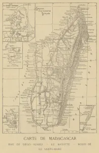 Map Ile Sainte Marie